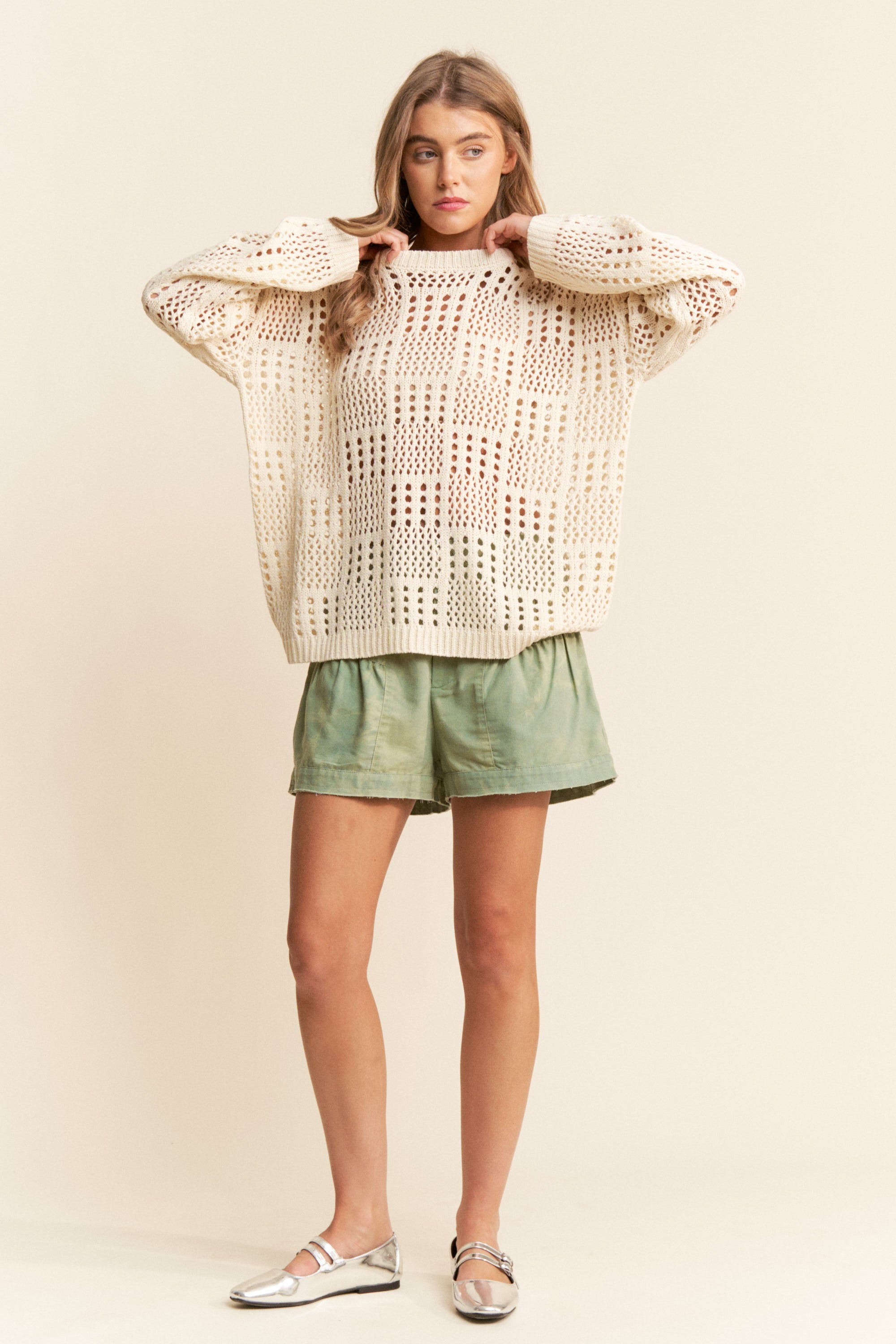 Square Pattern Light Weight Sweater – Luna Miel Boutique
